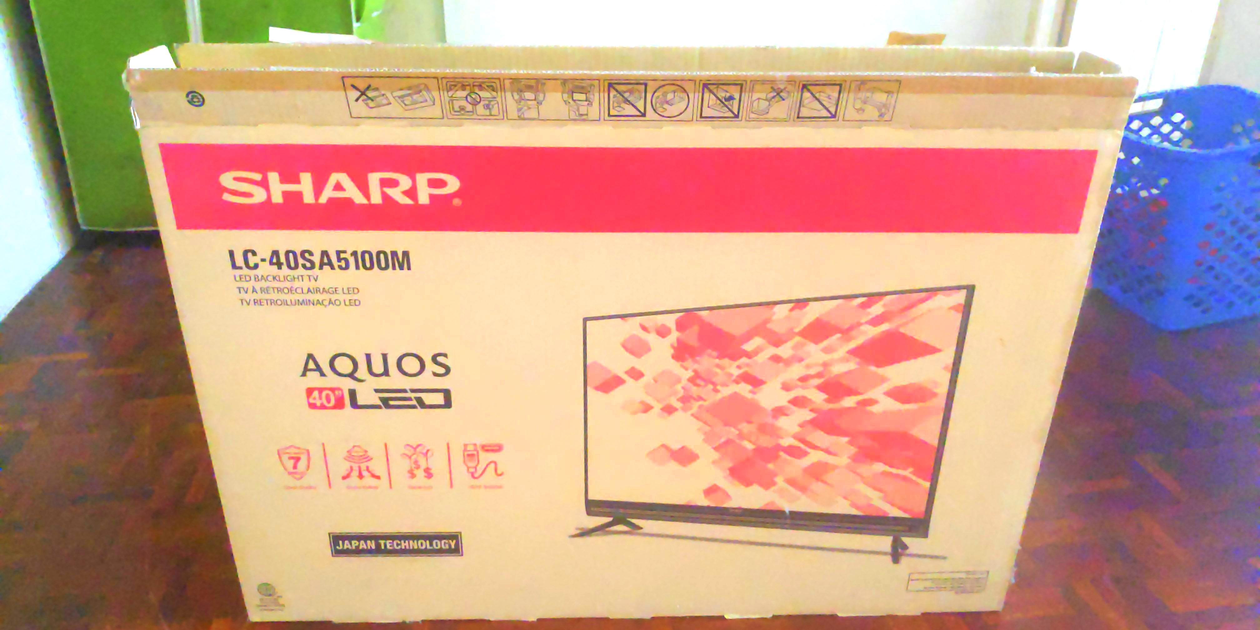 TV SHARP LED 40", TV & Home Appliances, TV & Entertainment, TV on Carousell