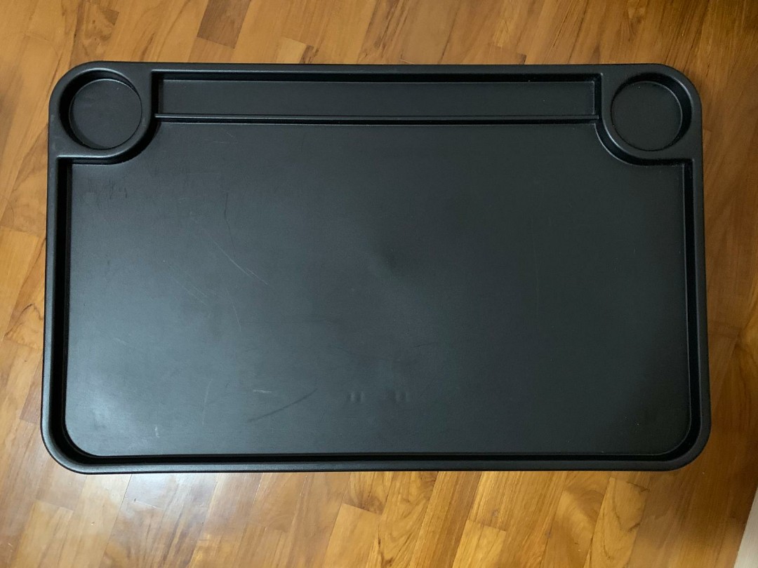 Used Ikea nordby black plastic bed tray foldable, Furniture & Home ...