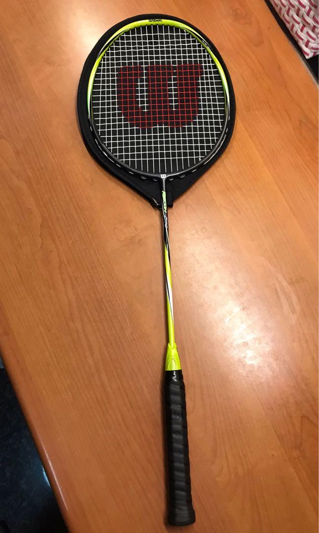 Wilson Badminton Racket, Sports Equipment, Sports & Games, Racket ...