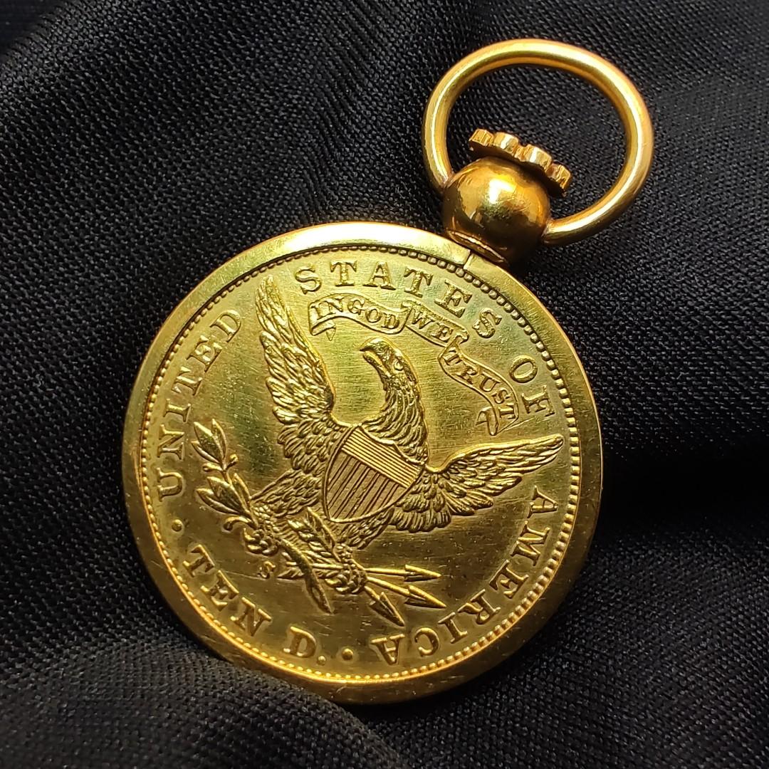 1901 US Ten Dollar $10 Liberty Head Gold Eagle Coin, Hobbies & Toys ...