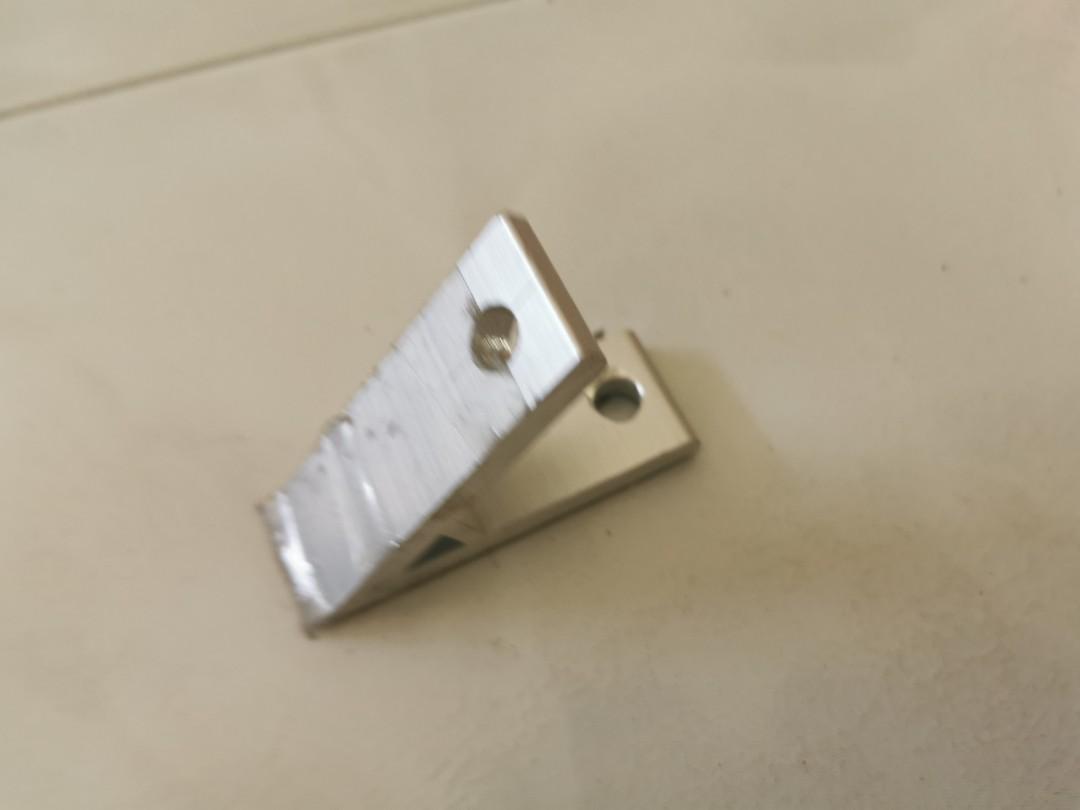 45 degree aluminum angle bracket, Furniture & Home Living, Home ...