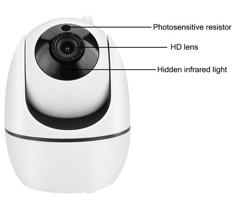 AI Human Tracking Pantilt Camera 1080P wireless PTZ WIFI home security ...
