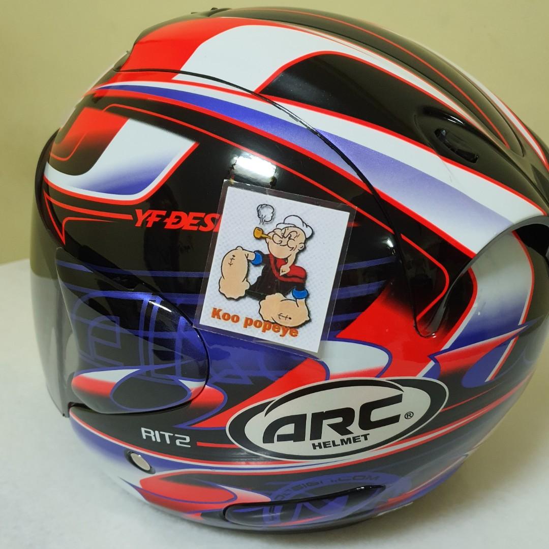 ARC YF1 DESIGN HELMET, Motorcycles, Motorcycle Accessories on Carousell