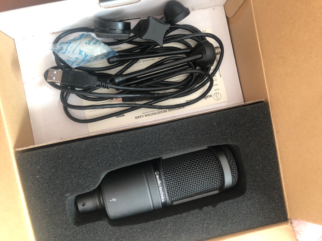 Audio Technica AT2020 USB Microphone, Audio, Microphones on Carousell