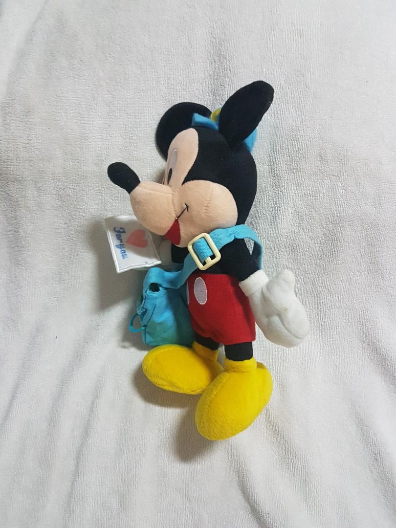 Authentic Disney Mickey Mouse the Messenger Plush Soft Toy, Hobbies ...