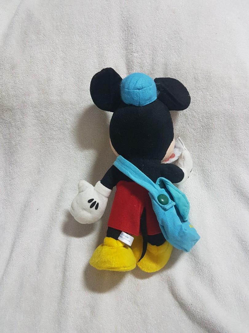 Authentic Disney Mickey Mouse the Messenger Plush Soft Toy, Hobbies ...