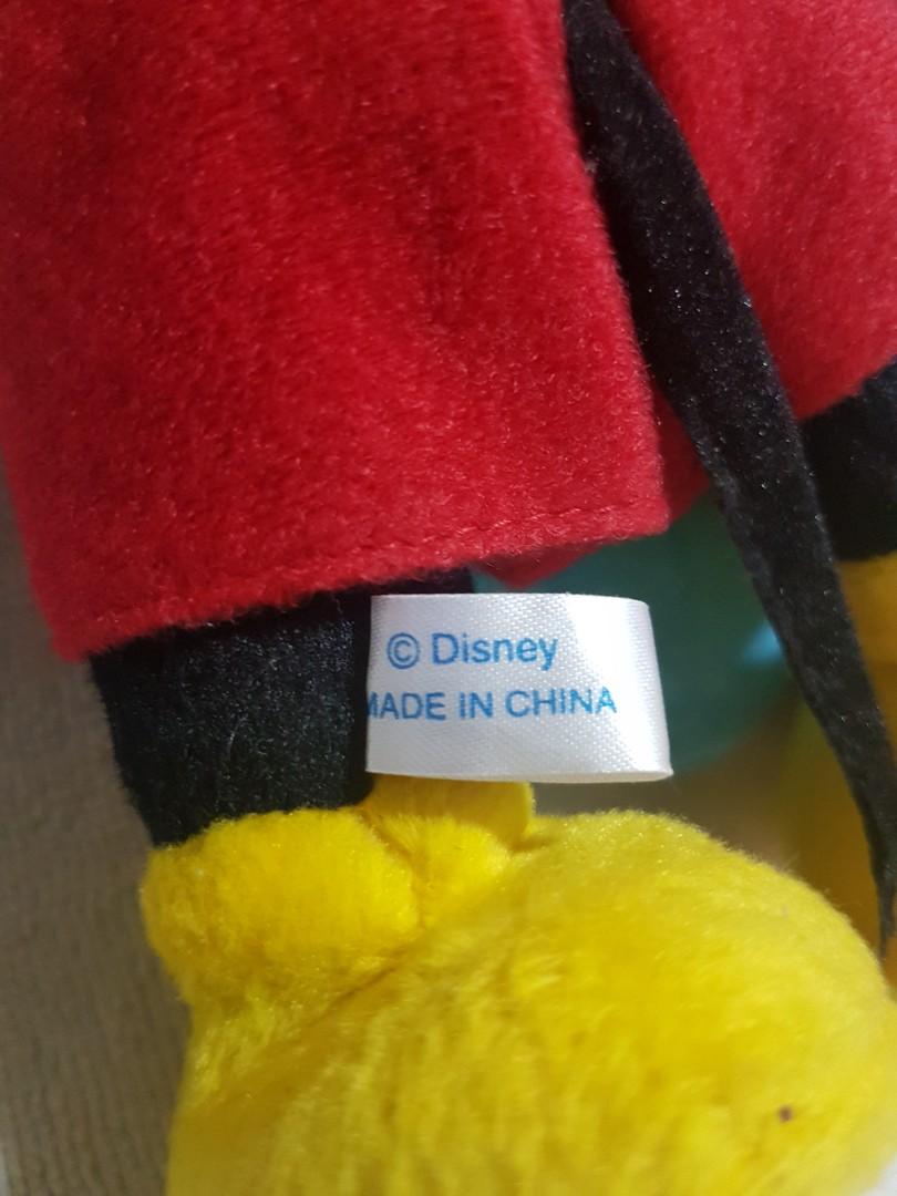 Authentic Disney Mickey Mouse the Messenger Plush Soft Toy, Hobbies ...