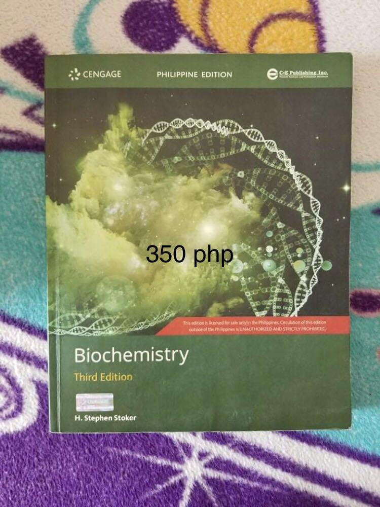Biochemistry 3rd Ed. Stoker, Hobbies & Toys, Books & Magazines ...