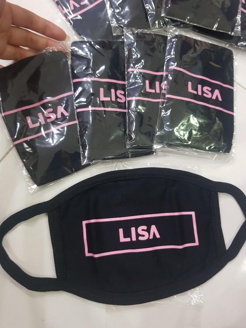 Blackpink Lisa mask, Hobbies & Toys, Memorabilia & Collectibles, K-Wave ...
