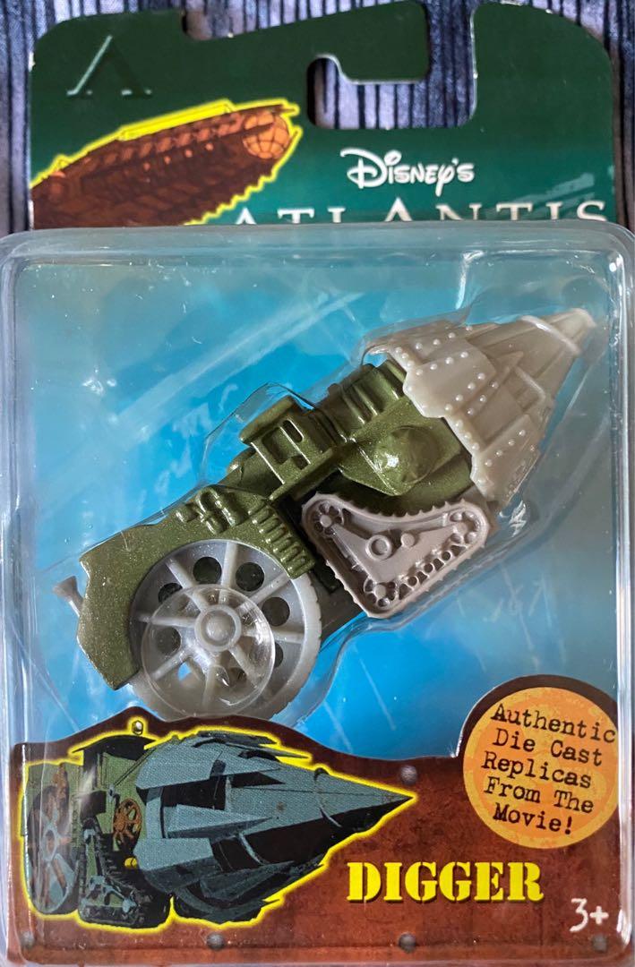 Disney’s Atlantis Authentic Diecast Replicas - Digger, 興趣及遊戲, 玩具 & 遊戲類 ...
