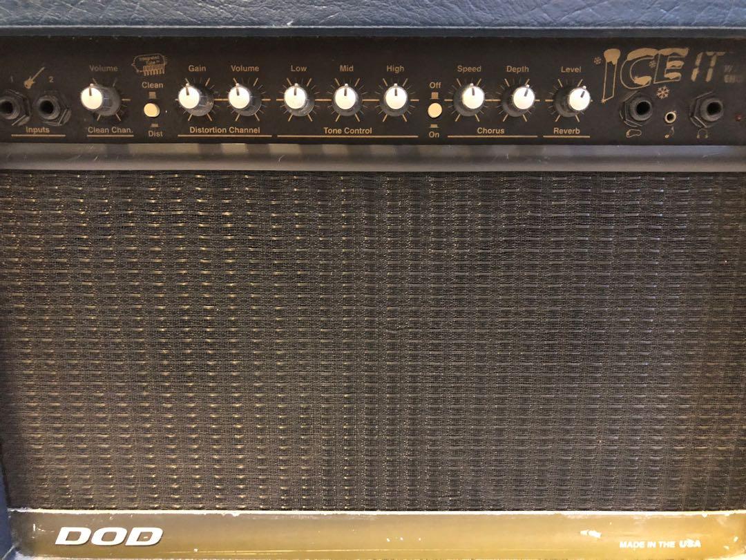 DOD twin Ice It guitar amp(Made in USA), Hobbies & Toys, Music & Media ...