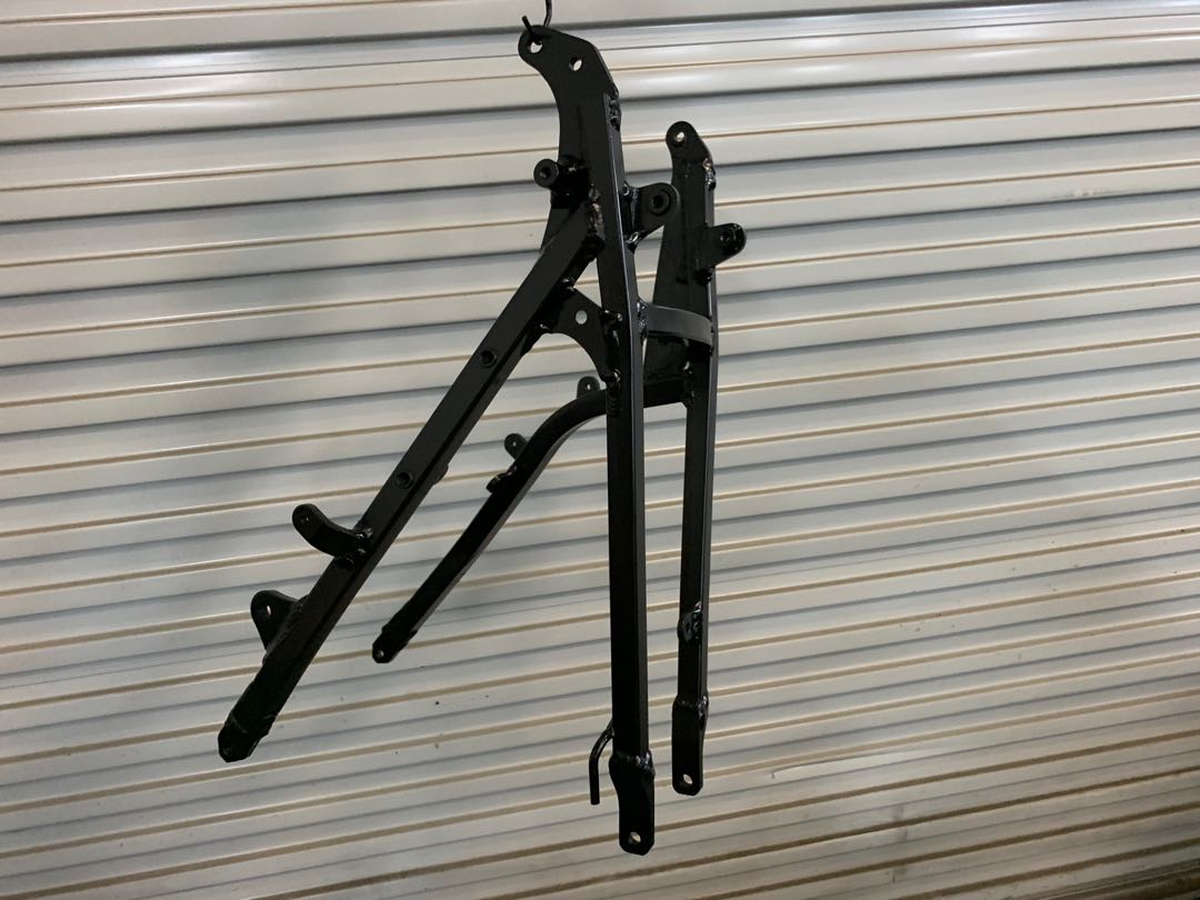 DRZ 400e subframe with Cerakote ceramic coating (Jetblack), Motorcycles ...