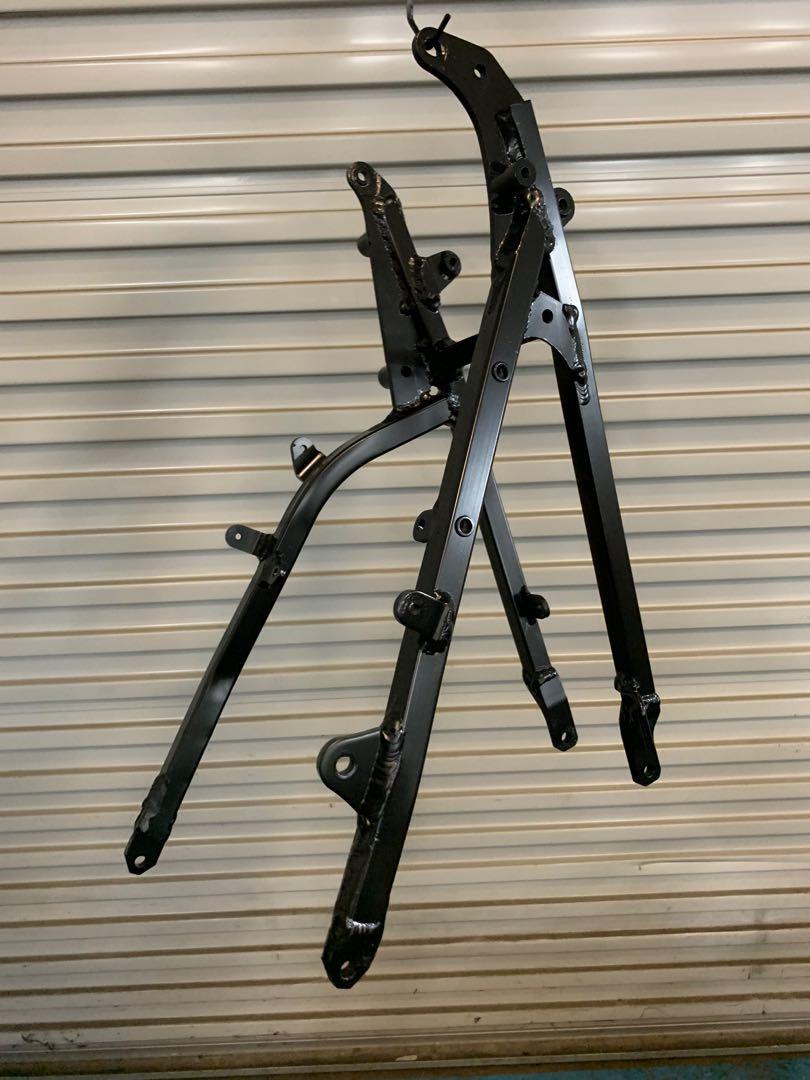 DRZ 400e subframe with Cerakote ceramic coating (Jetblack), Motorcycles ...
