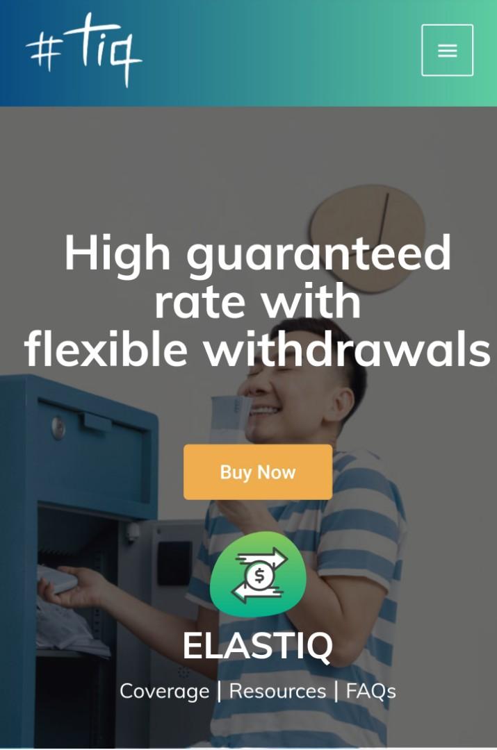 ELASTIQ - Tiq by Etiqa ( Referral Code ), Tickets & Vouchers, Vouchers on Carousell