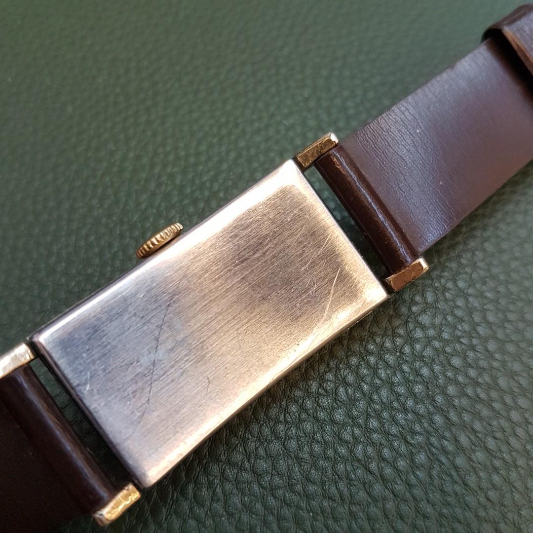 Elbon Antique Vintage Rectangular Subhand Watch, Hobbies & Toys ...