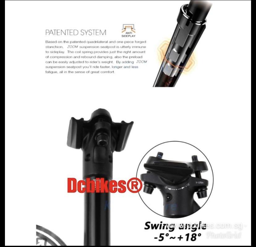 External Routing Dropper SeatPost Satori Sorata Comp 31.6mm/125mm ...