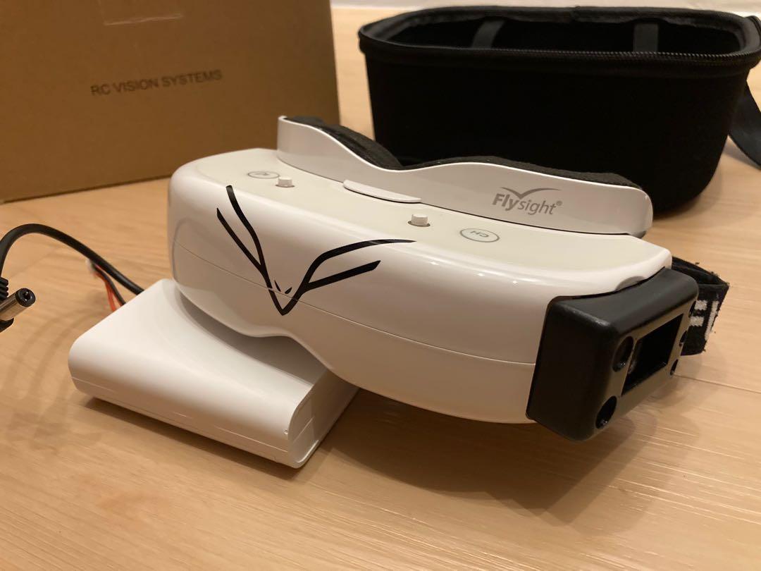 Flysight Falcon FG01 FPV goggles, Photography, Drones on Carousell