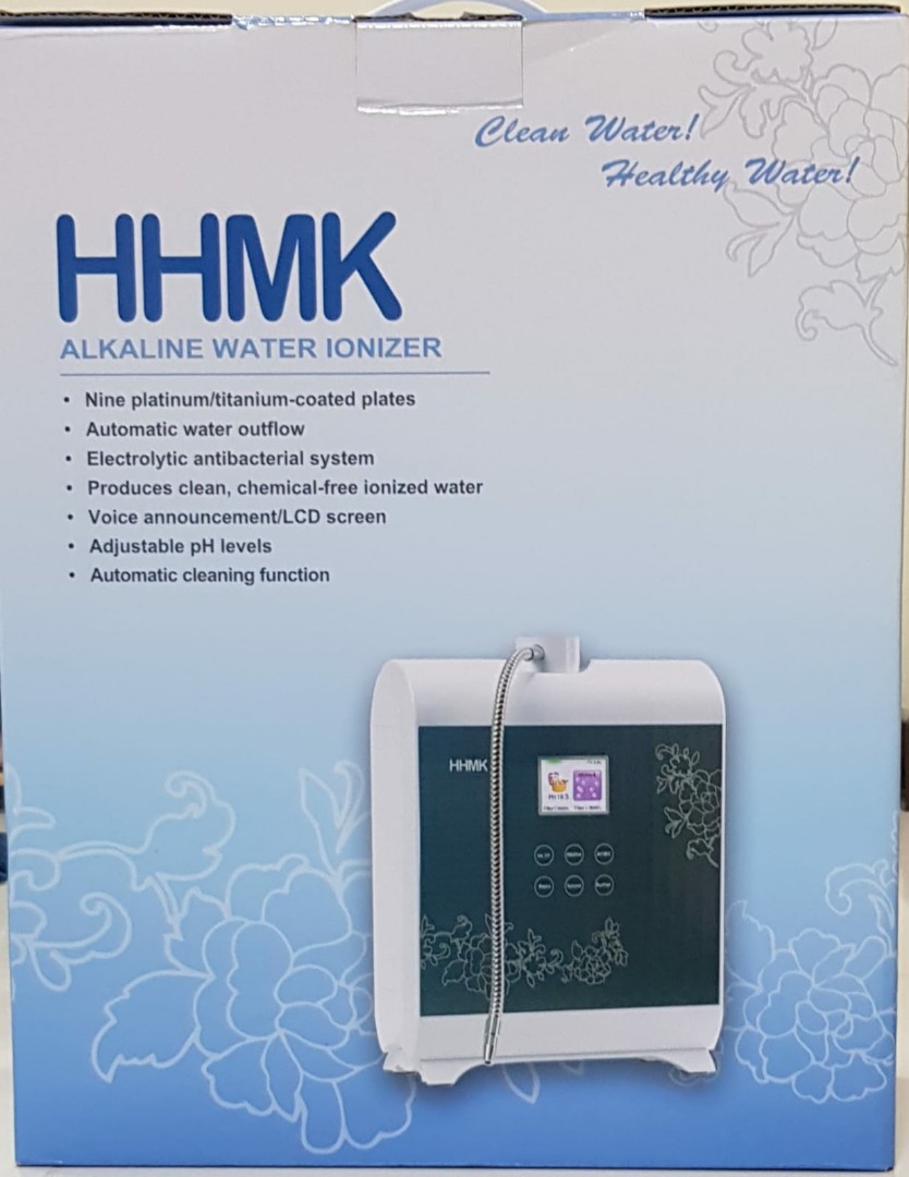 HHMK 9 Platinum Titanium Coated Alkaline Water Ionizer Machine ...