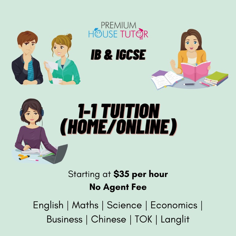 IB & IGCSE 1-1 Tuition. Home/Online Lessons Available!, Learning & Enrichment, Enrichment ...