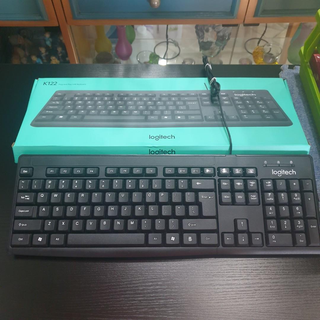 K122 Logitech Keyboard, Computers & Tech, Parts & Accessories, Computer ...