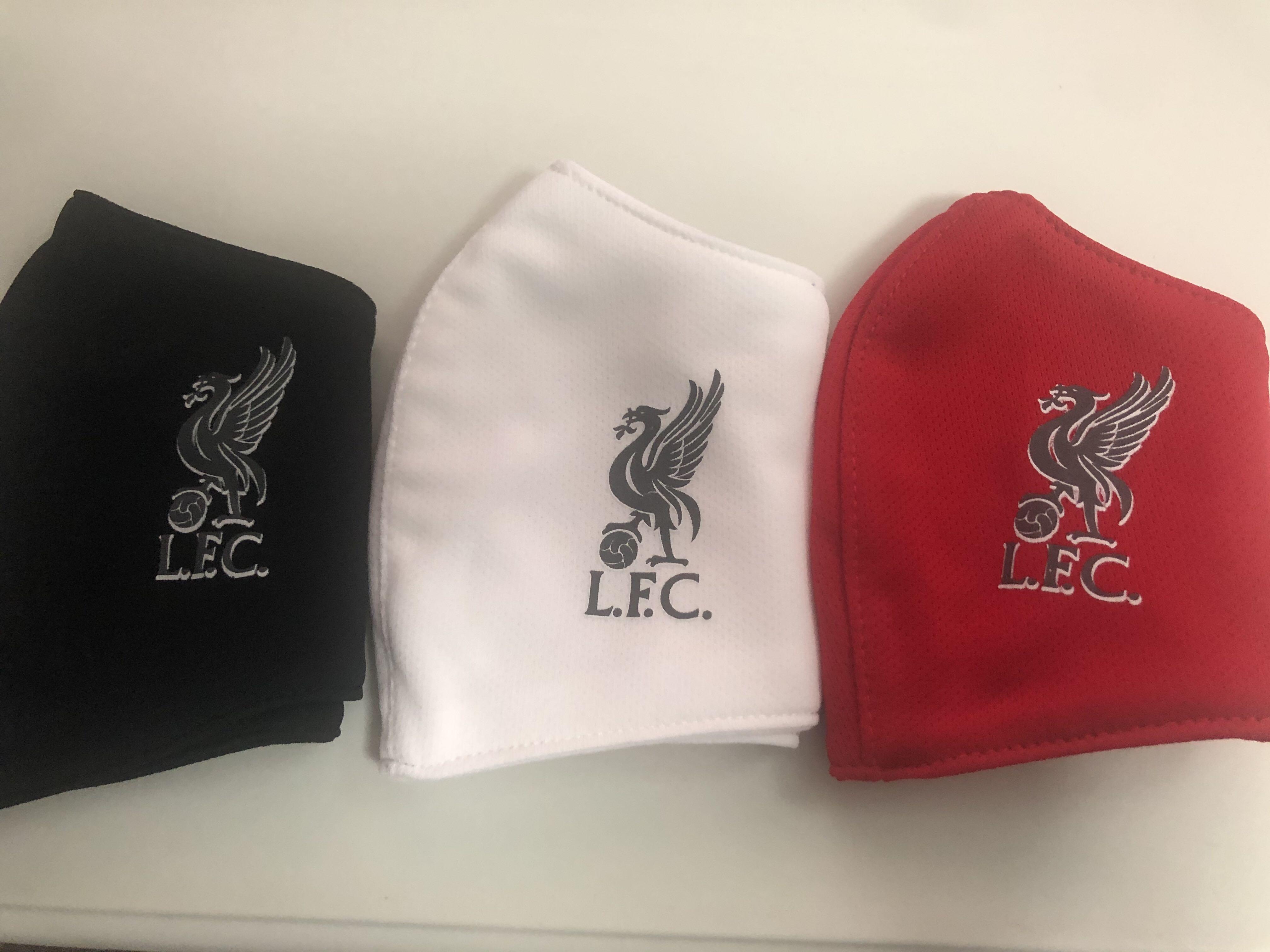 Liverpool Logo Face Masks, Men's Fashion, Activewear on Carousell