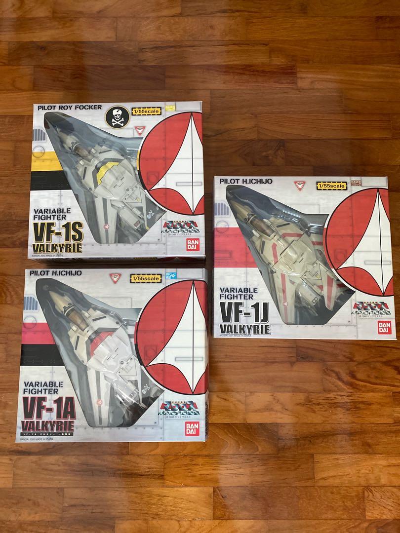 Macross Bandai 1/55 VF-1S, VF-1A & VF-1J, Hobbies & Toys, Toys & Games on Carousell