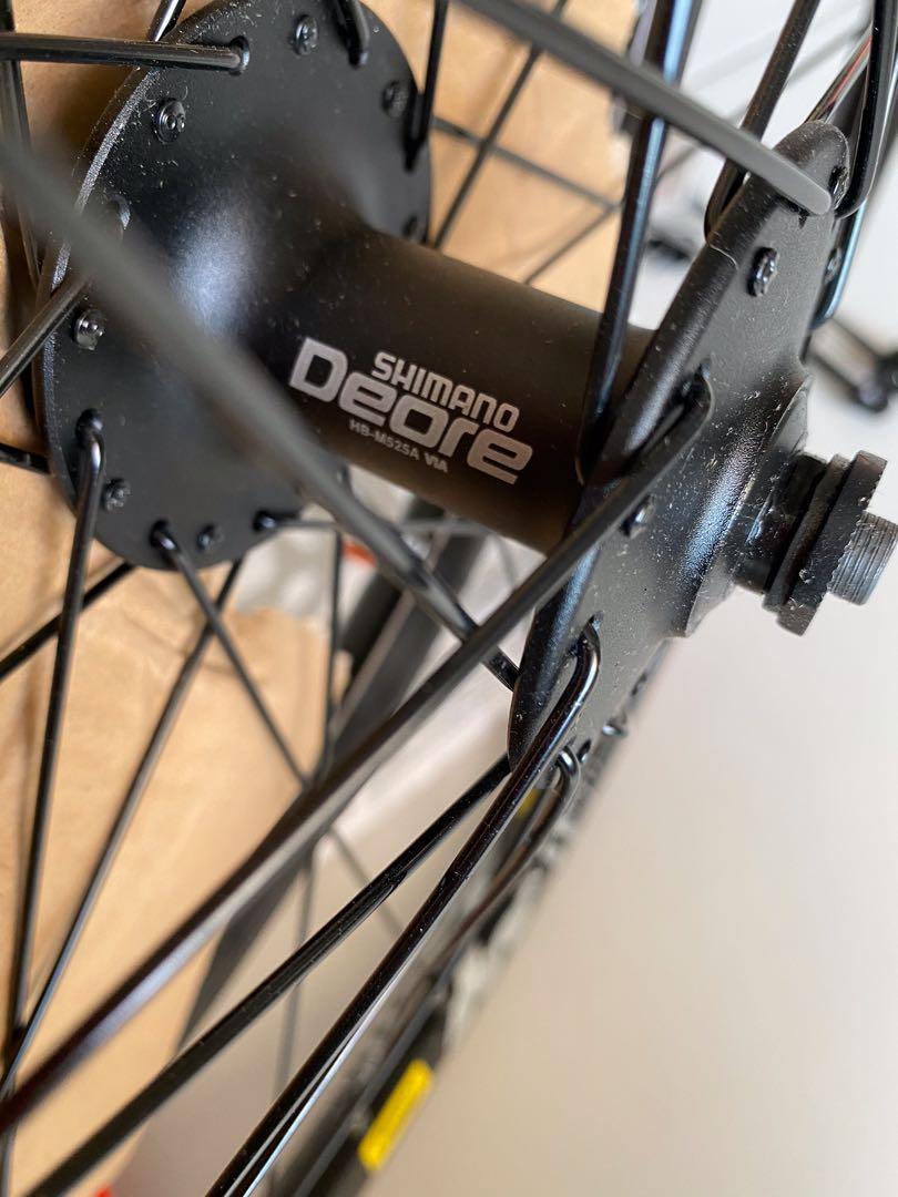 [Price Reduction] Mavic XM319 Rim with Shimano Deore M525 Hub Wheelset ...