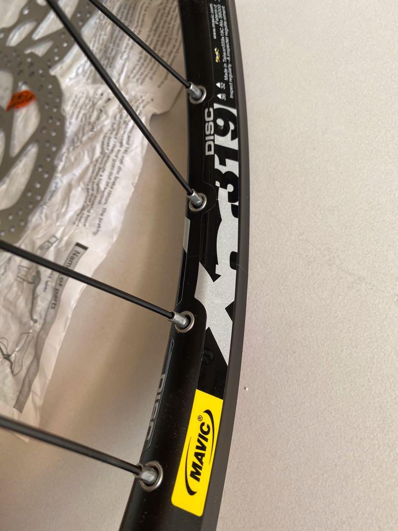 [Price Reduction] Mavic XM319 Rim with Shimano Deore M525 Hub Wheelset ...