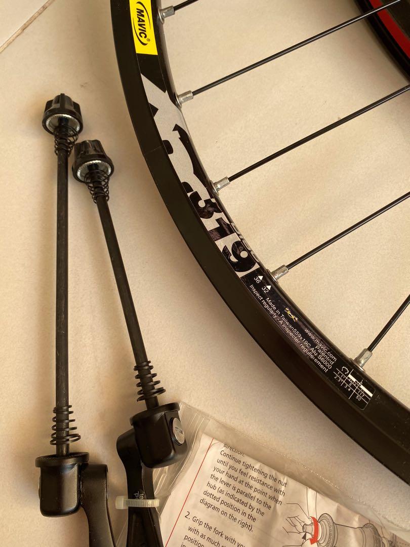 [Price Reduction] Mavic XM319 Rim with Shimano Deore M525 Hub Wheelset ...