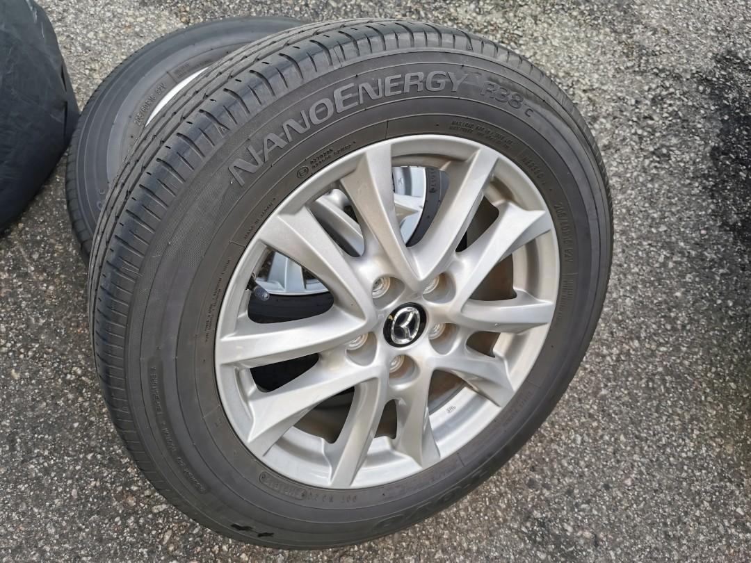 Mazda 3 16" inch stock rims and tyres, Car Accessories, Tyres & Rims on ...