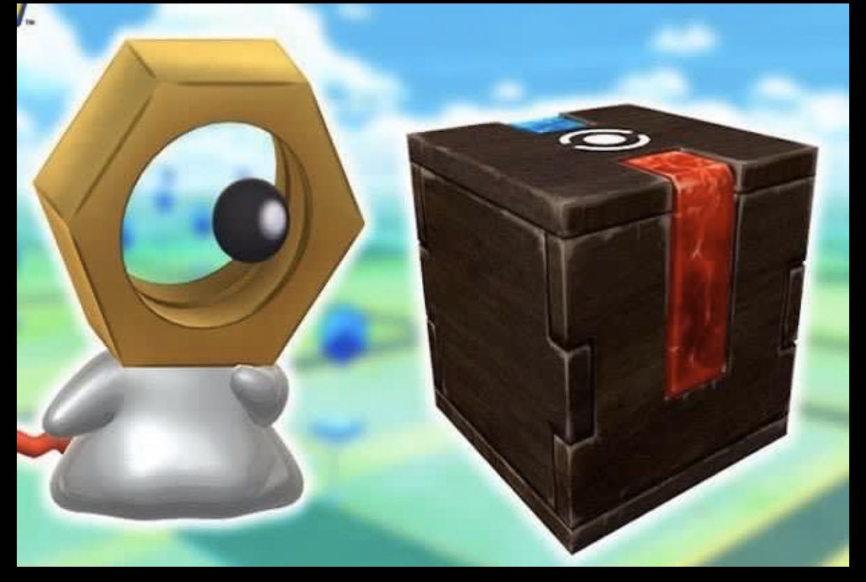 Meltan Box Pokemon Go, Toys & Games, Board Games & Cards on Carousell