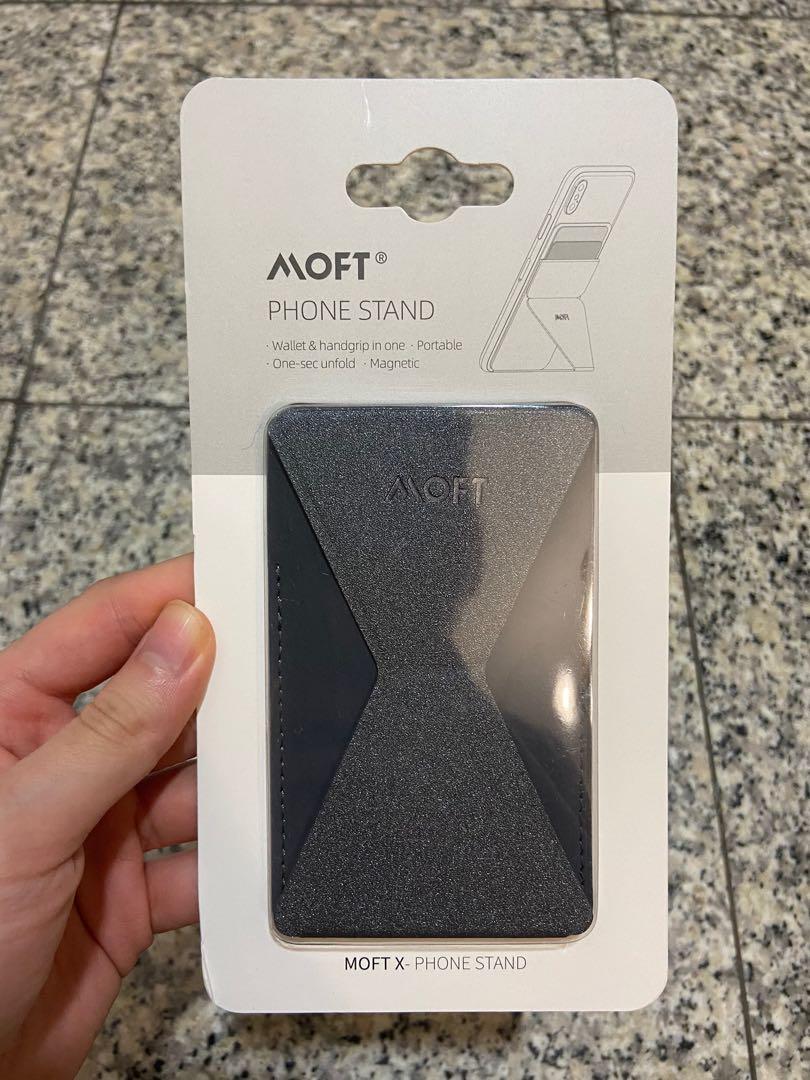 MOFT X Slim Portable Phone Stand Card Holder Black Grey, Mobile Phones & Gadgets, Mobile ...