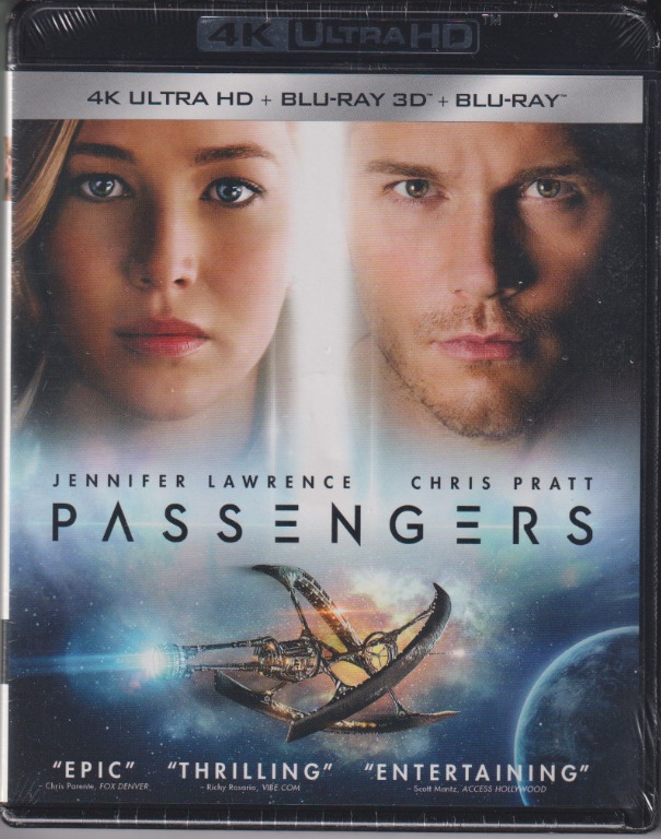 Passengers 4K Blu ray, Hobbies & Toys, Music & Media, CDs & DVDs on ...