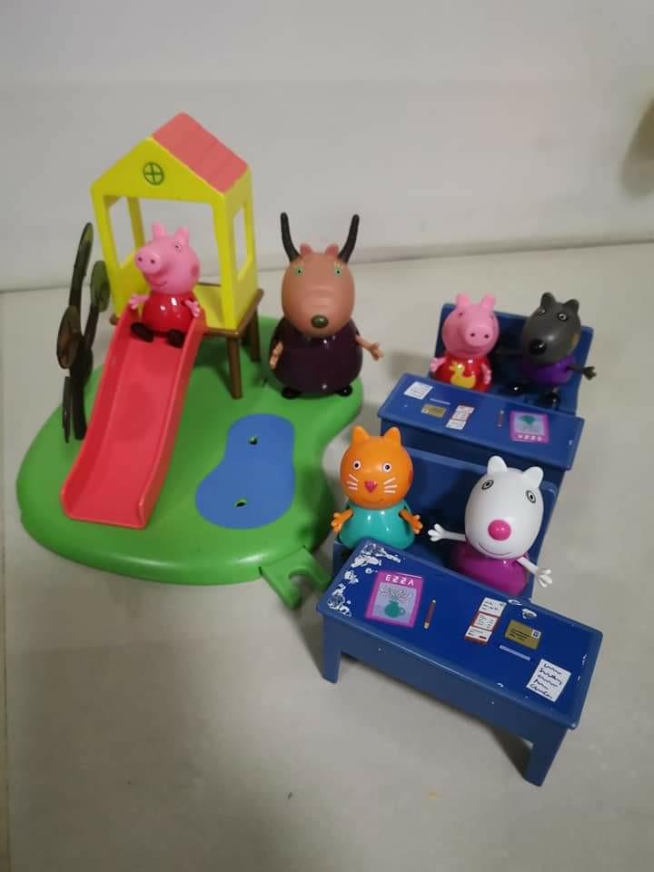 Peppa Pig Playground & School, Hobbies & Toys, Toys & Games on Carousell