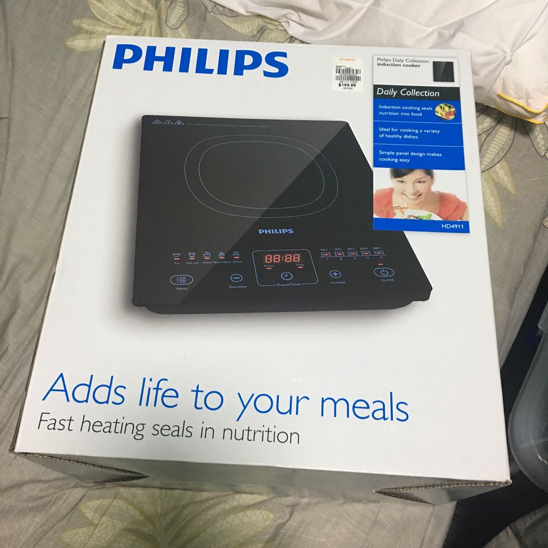 Philips HD4911 Induction Cooker with Soup Pot Gift, Home Appliances ...