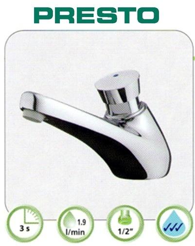 PRESTO 605 SELF CLOSING DELAY ACTION BASIN WATER TAP, Furniture & Home ...