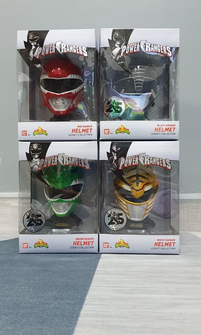 Mighty Morphin Power Rangers Helmet Legacy Collection Display Set ...
