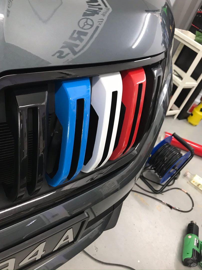 Skoda front grill sticker wrap, Car Accessories, Accessories on Carousell