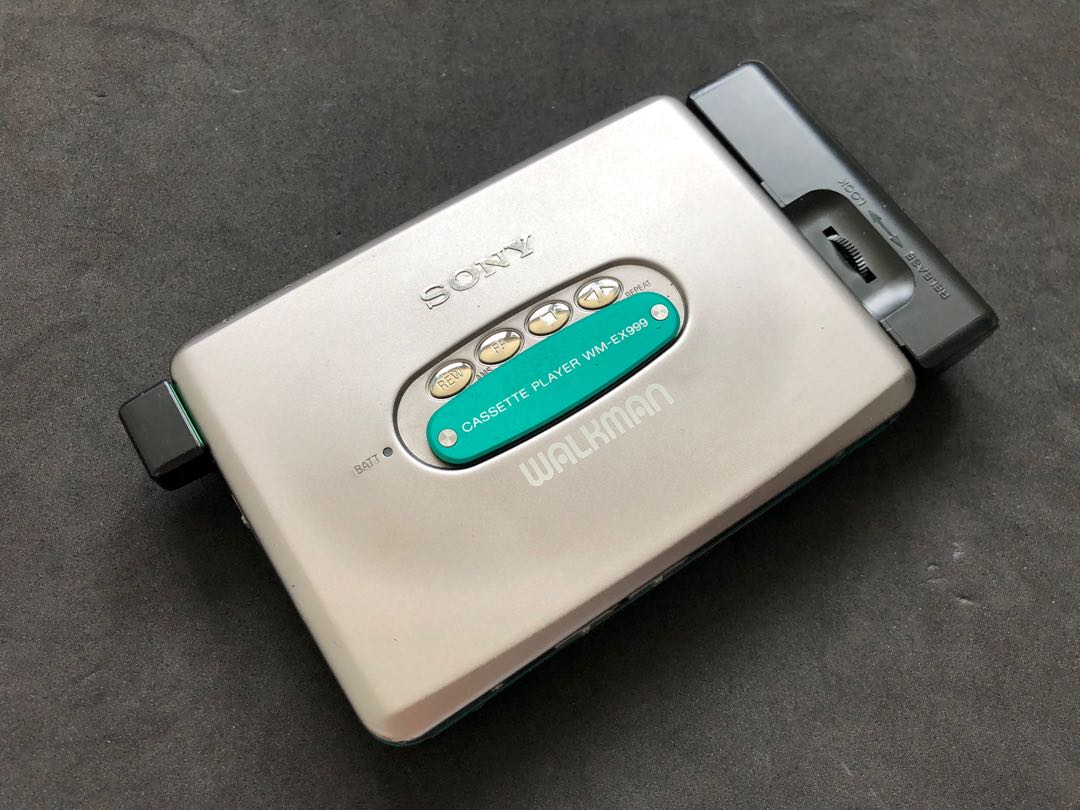 罕有雙磁頭設計！藍色非晶體磁頭絕對靚聲Sony Walkman WM-EX999 懷舊錄音機隨身聽錄音帶不是boombox Discman ...