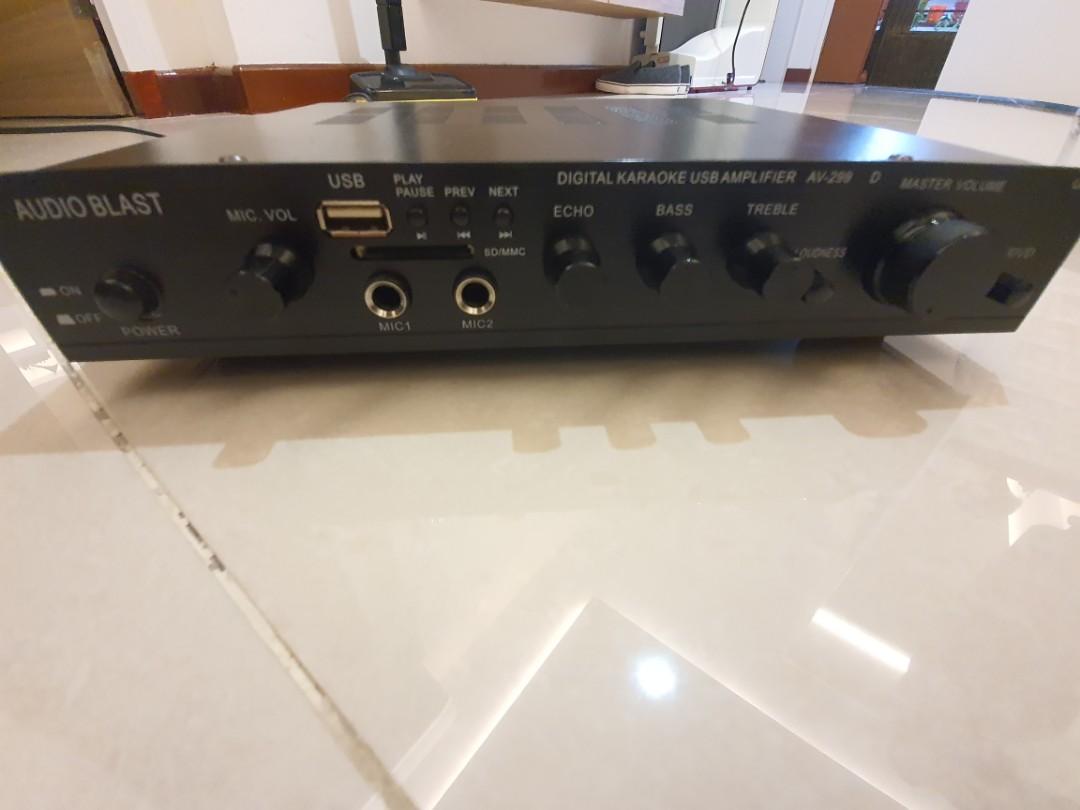 Sound Blast Digital karaoke amplifier AV-299, Audio, Other Audio ...