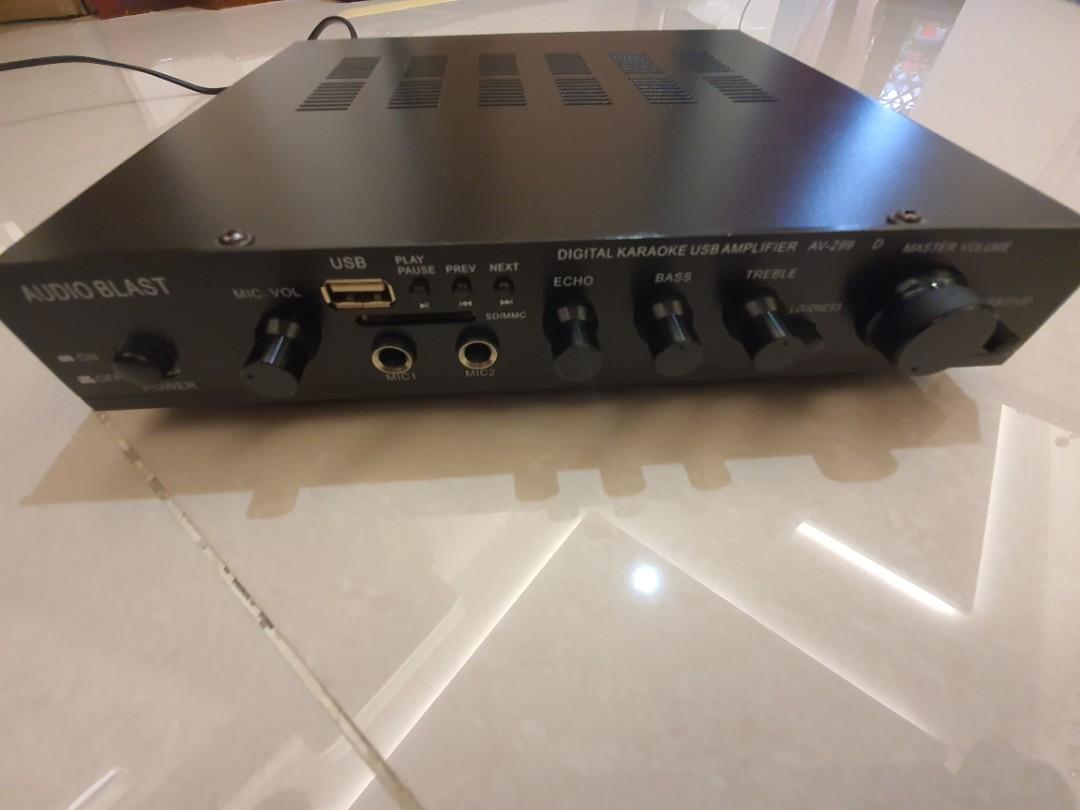 Sound Blast Digital karaoke amplifier AV-299, Audio, Other Audio ...