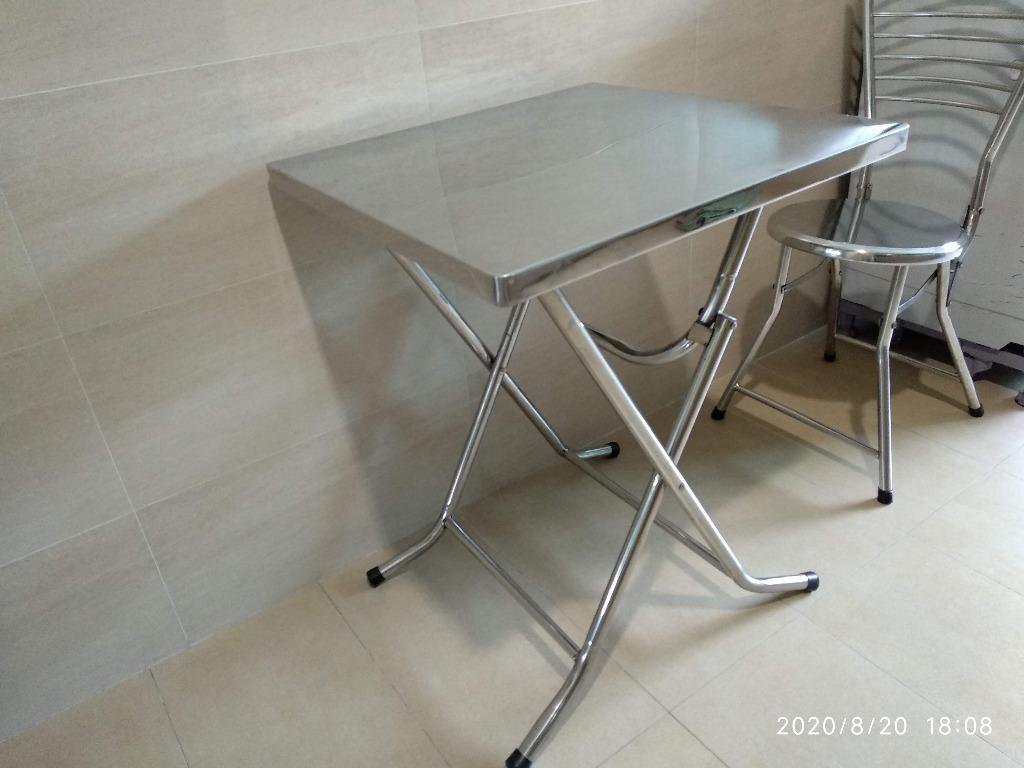Stainless Steel foldable multi-purpose table, Furniture & Home Living ...