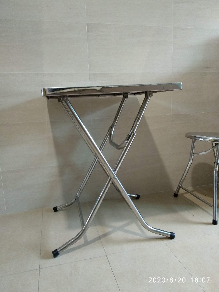 Stainless Steel foldable multi-purpose table, Furniture & Home Living ...