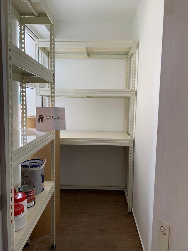 Storage Shelving / Storeroom Rack / Bomb Shelter Rack, Furniture & Home ...