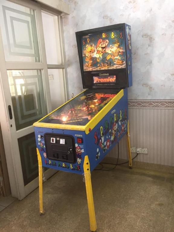 SUPER MARIO BROS GOTTLIEB PINBALL MACHINE ANTIQUE COLLECTIBLE LIMITED ...