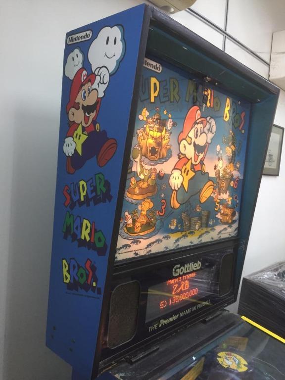 SUPER MARIO BROS GOTTLIEB PINBALL MACHINE ANTIQUE COLLECTIBLE LIMITED ...
