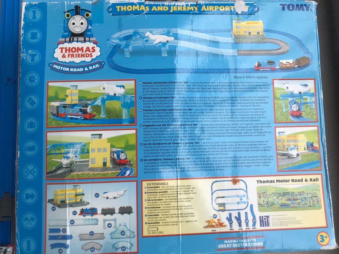 Takara Tomy Thomas and Jeremy Airport Set - motorized Jeremy ...