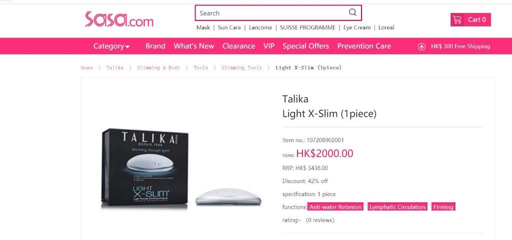 TALIKA Light X-Slim Light Therapy Slimming Program on Carousell