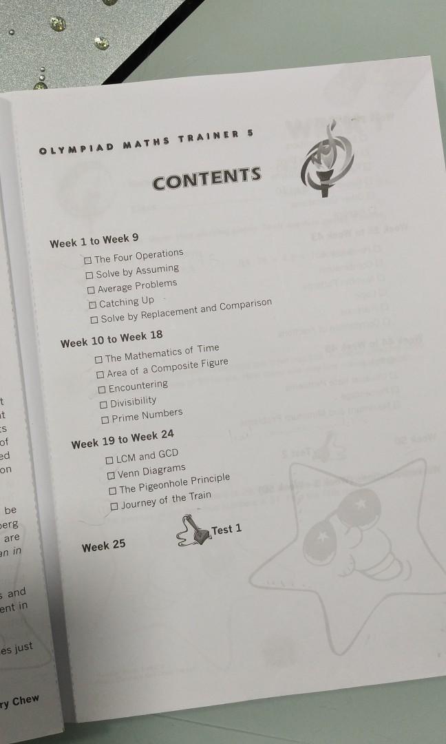 Terry Chew Olympiad Maths Trainer Book 3 4 5 with Worked Solutions ...