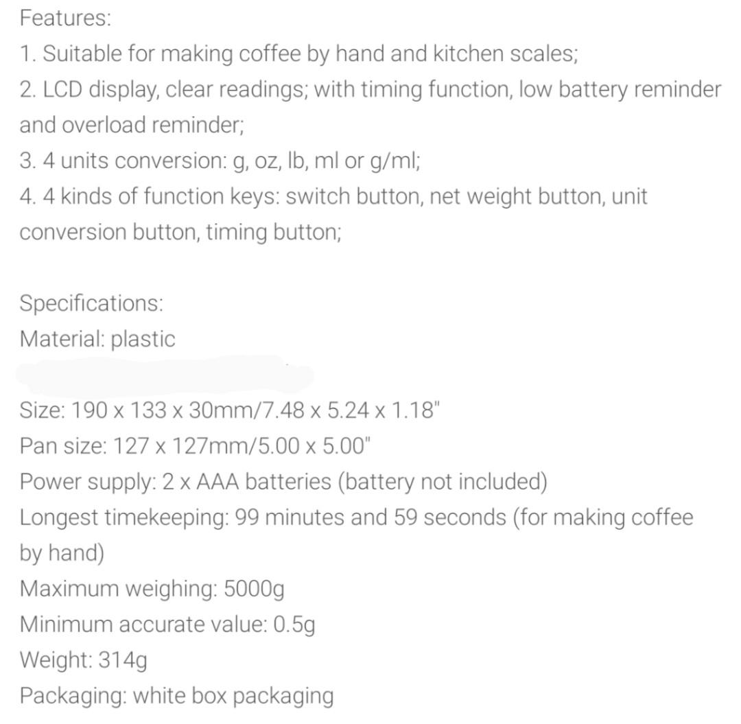 Timer Scaler - Coffee, TV & Home Appliances, Kitchen Appliances, Coffee ...